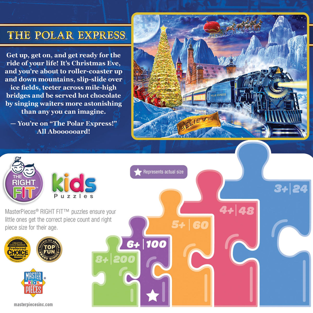 The Polar Express 100 Piece Puzzle – Hooray Children's Shoppe